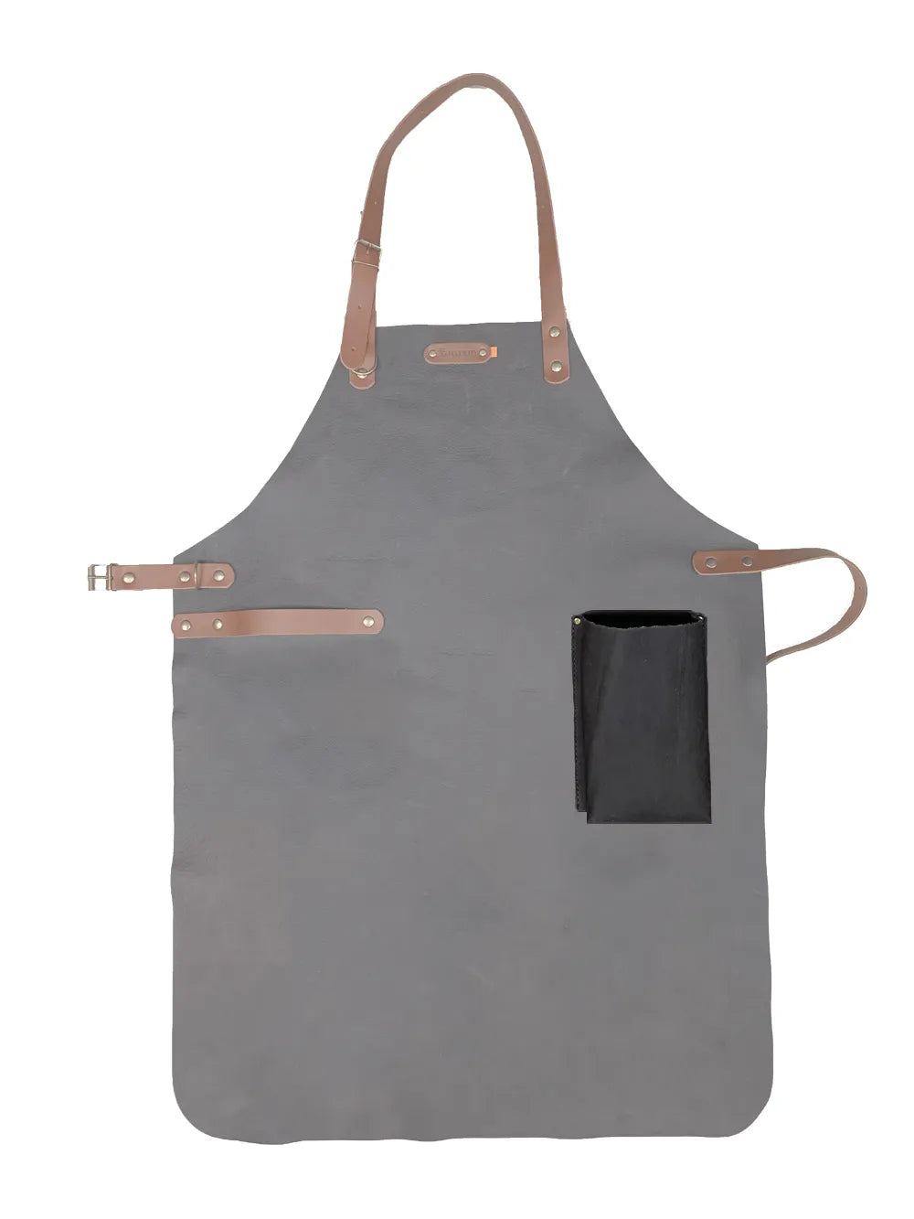 Xapron Atlanta leren BBQ schort van buffelleer| Handgemaakt in ...